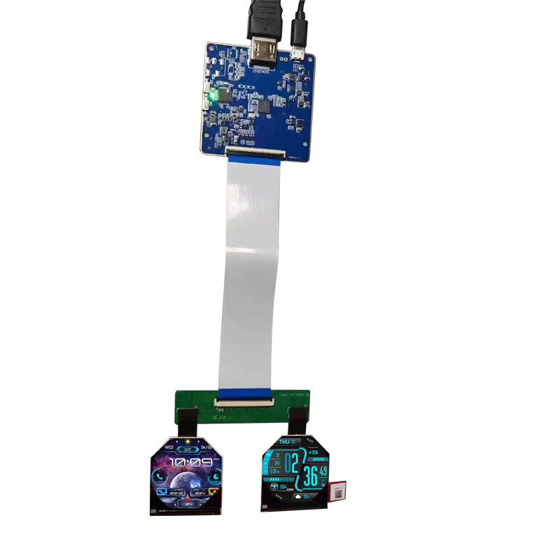 Daul Displays Independent Output With DP Board JDI LPM021M528C 2.1 Inc ...