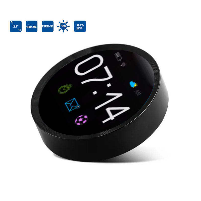 2.1 Inch 480×480 Round TFT Knob Display ESP32 Rotary Encoder Arduino L ...